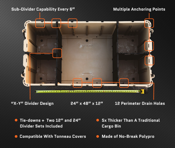 Ranch Road Cargo System | Truck Bed Organization - RANCH ROAD